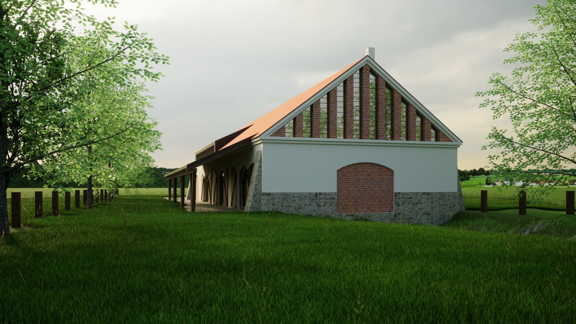 Studie – dispozice, exteriér - Jan Pavel Vlček Architekt